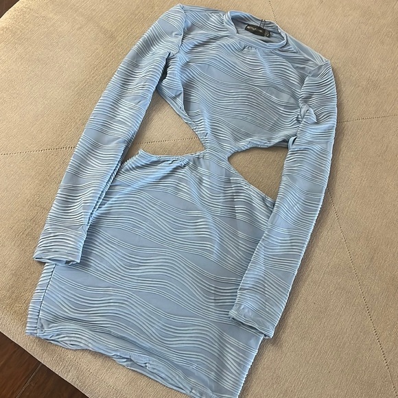 PrettyLittleThing | Dresses | Pretty Little Things Baby Blue Dress ...